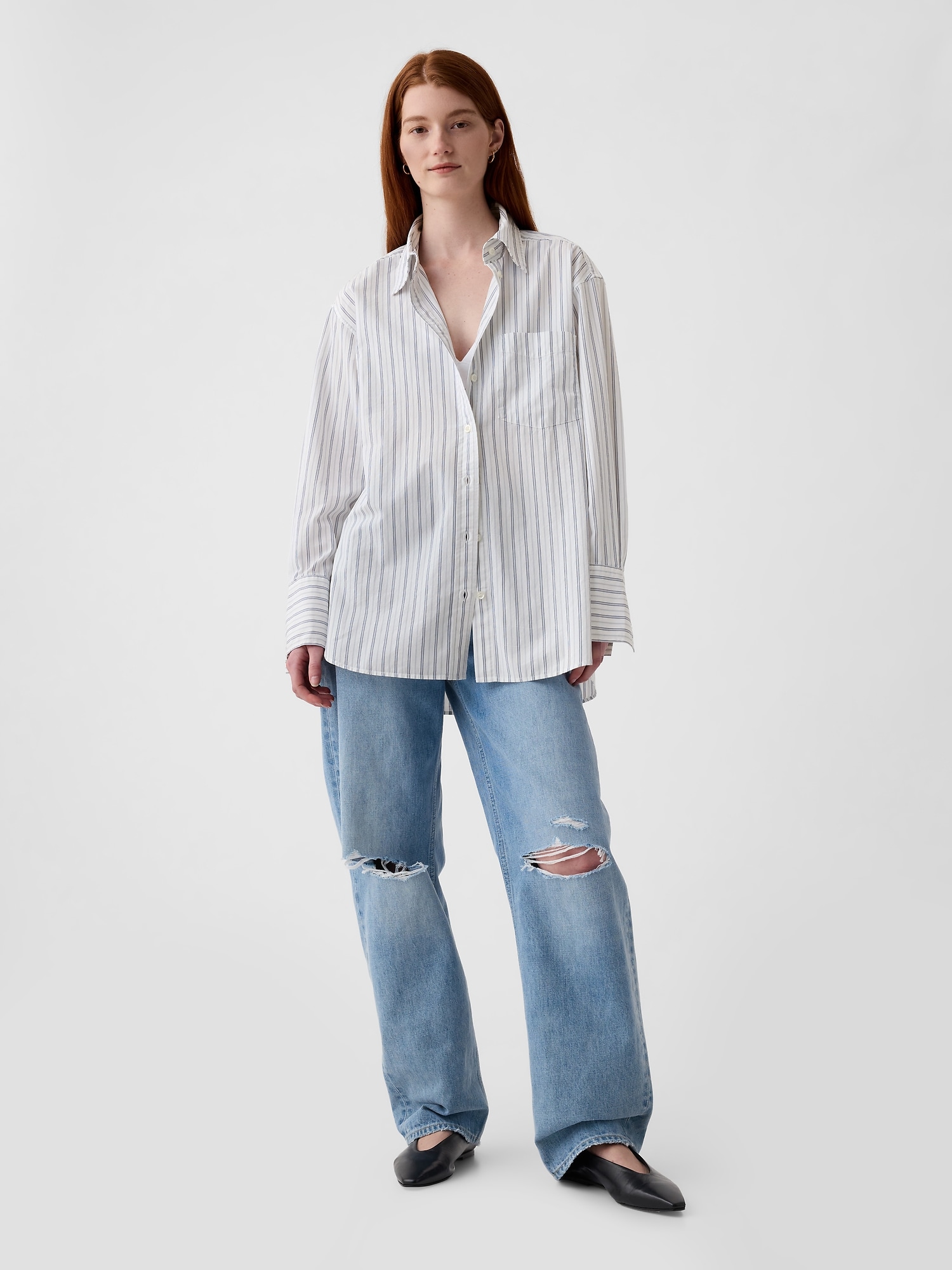 Organic Cotton Big Shirt | Gap
