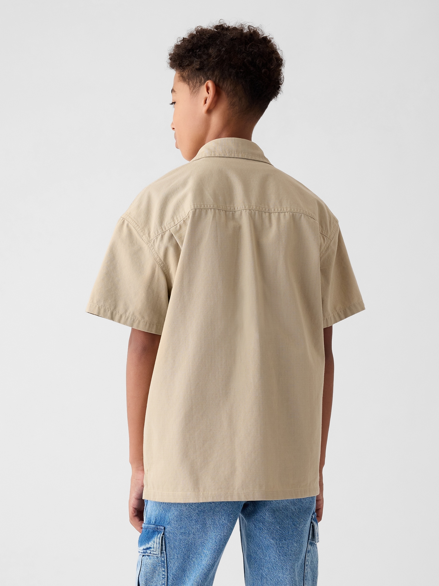 Kids Ripstop Utility Shirt | Gap