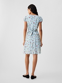 Gap blue floral dress store
