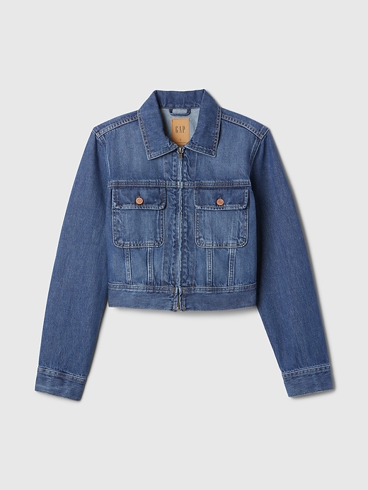 GapHeritage Cropped Denim Jacket | Gap