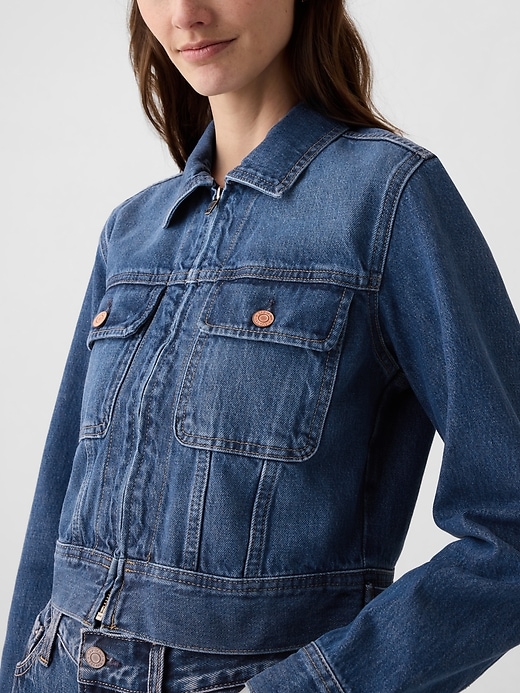 GapHeritage Cropped Denim Jacket | Gap