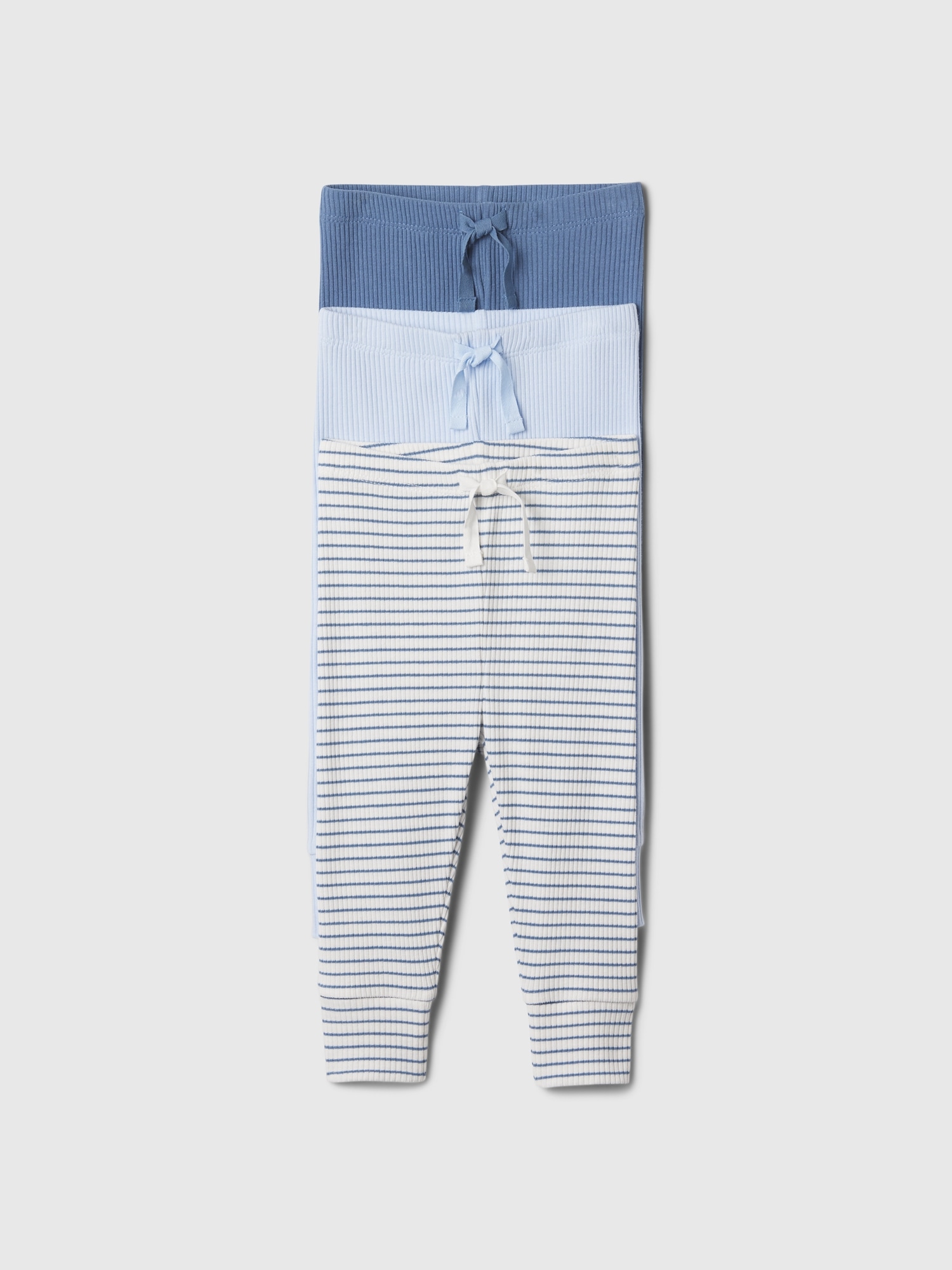 Baby First Favorites TinyRib Pants (3-Pack) | Gap