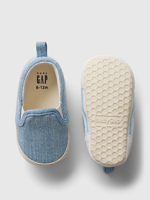 Baby Denim Slip-On Shoes | Gap