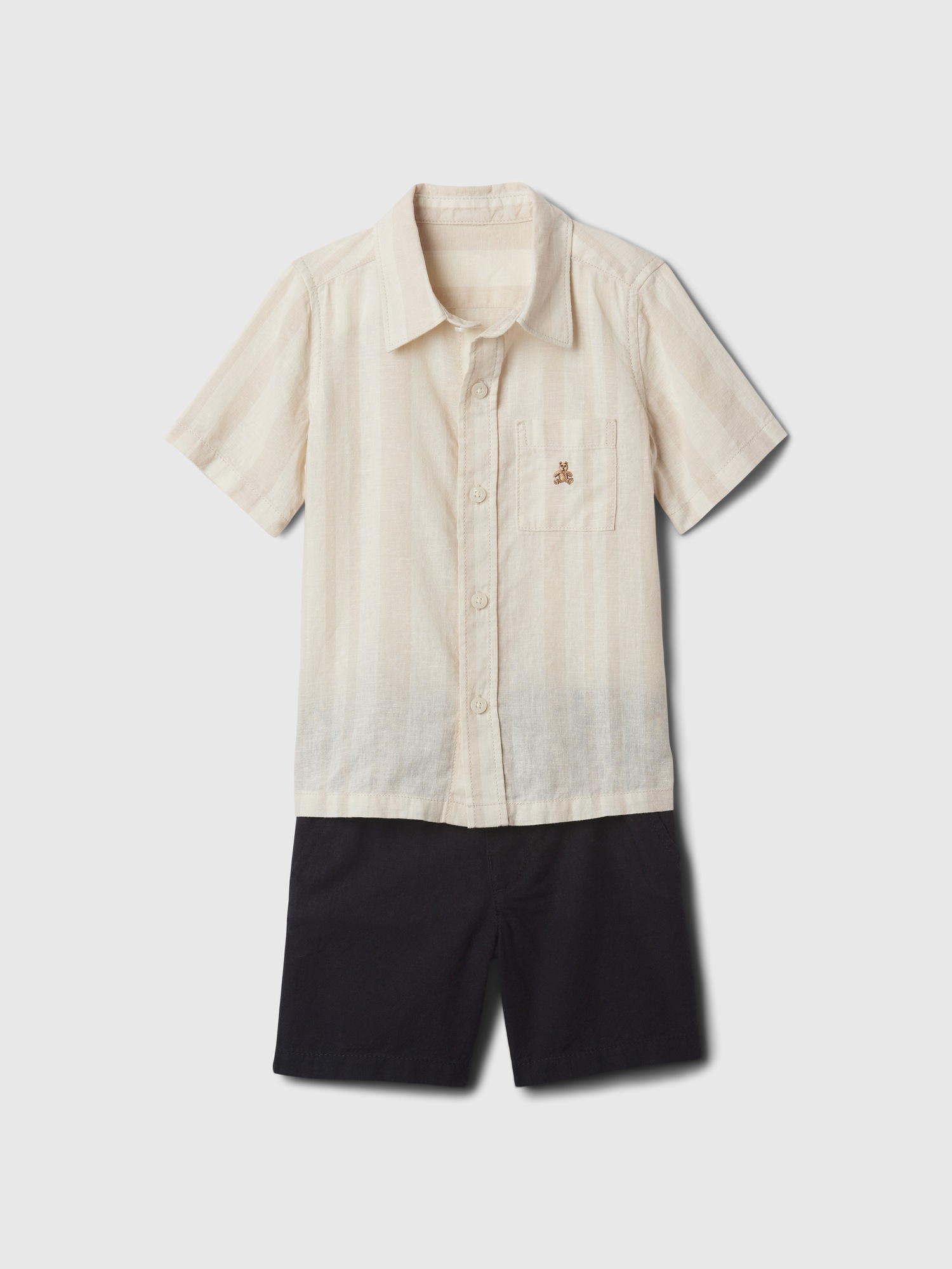 babyGap Linen-Cotton Outfit Set | Gap