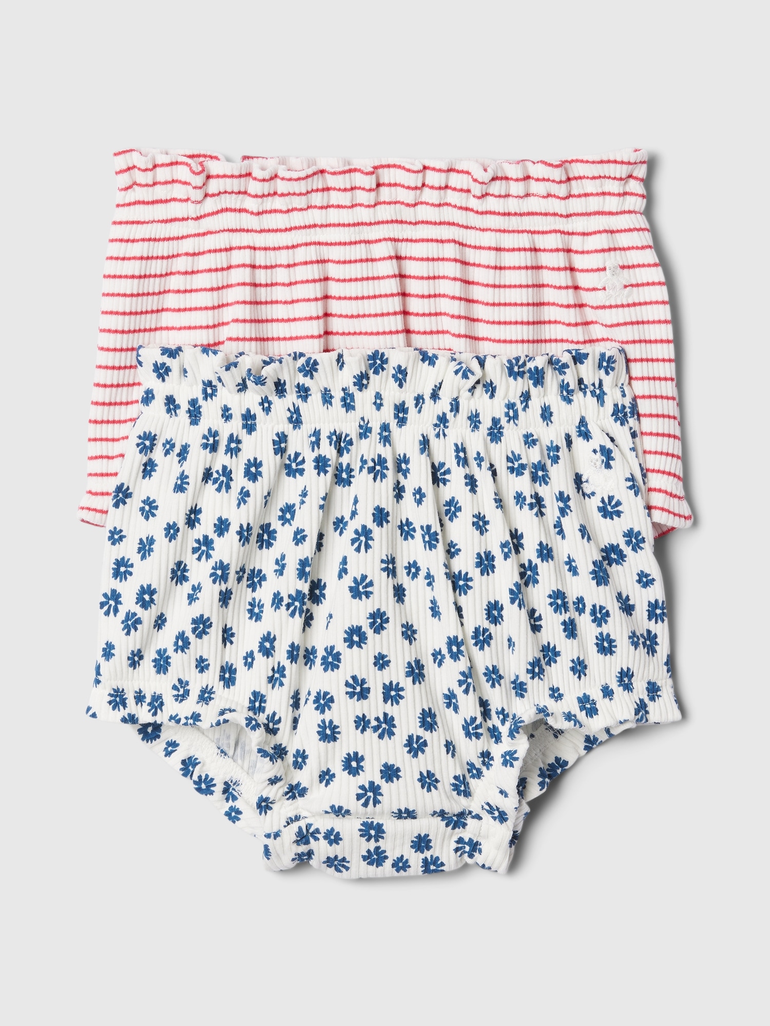 Baby First Favorites Rib Bubble Shorts (2-Pack) | Gap