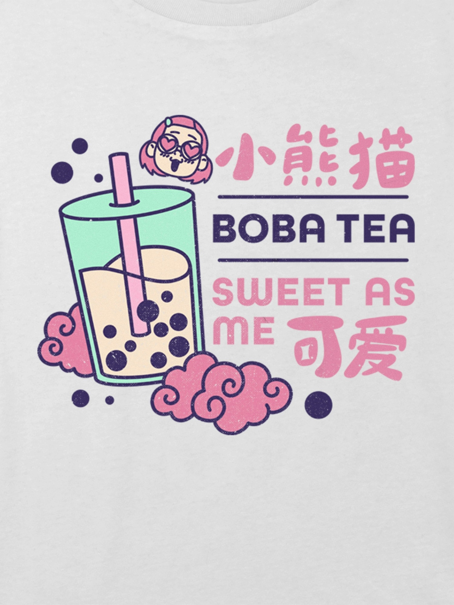Kids Boba Tea Graphic Boxy Crop Tee | Gap