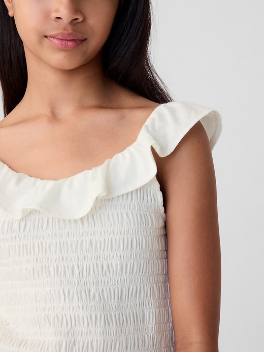 Kids Ruffle Smocked Tank Top | Gap