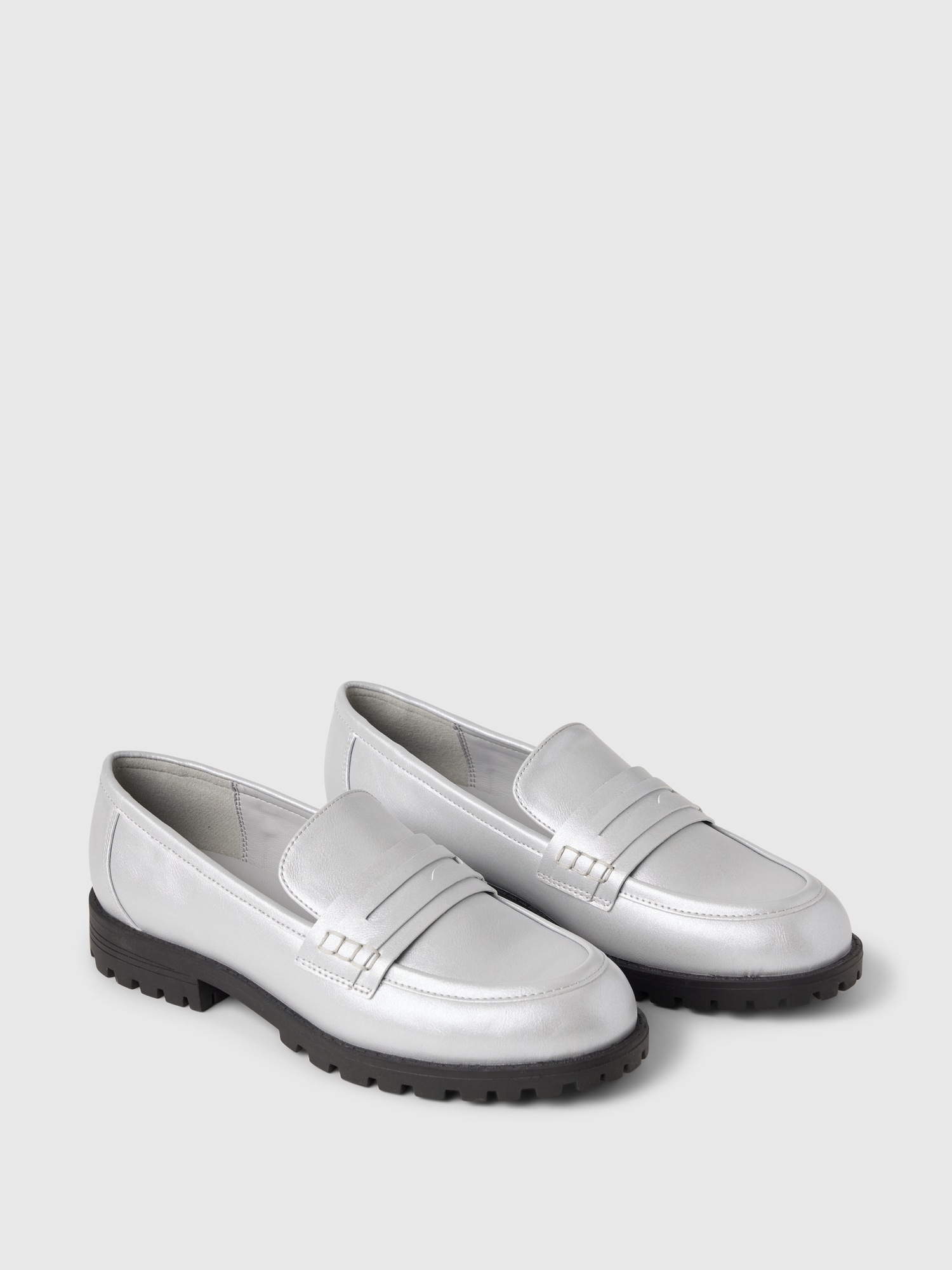 Kids Metallic Loafers Gap