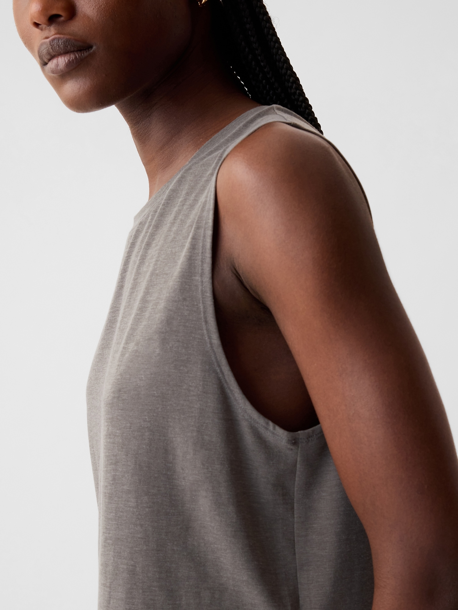 GapFit Breathe Cropped Muscle T-Shirt | Gap