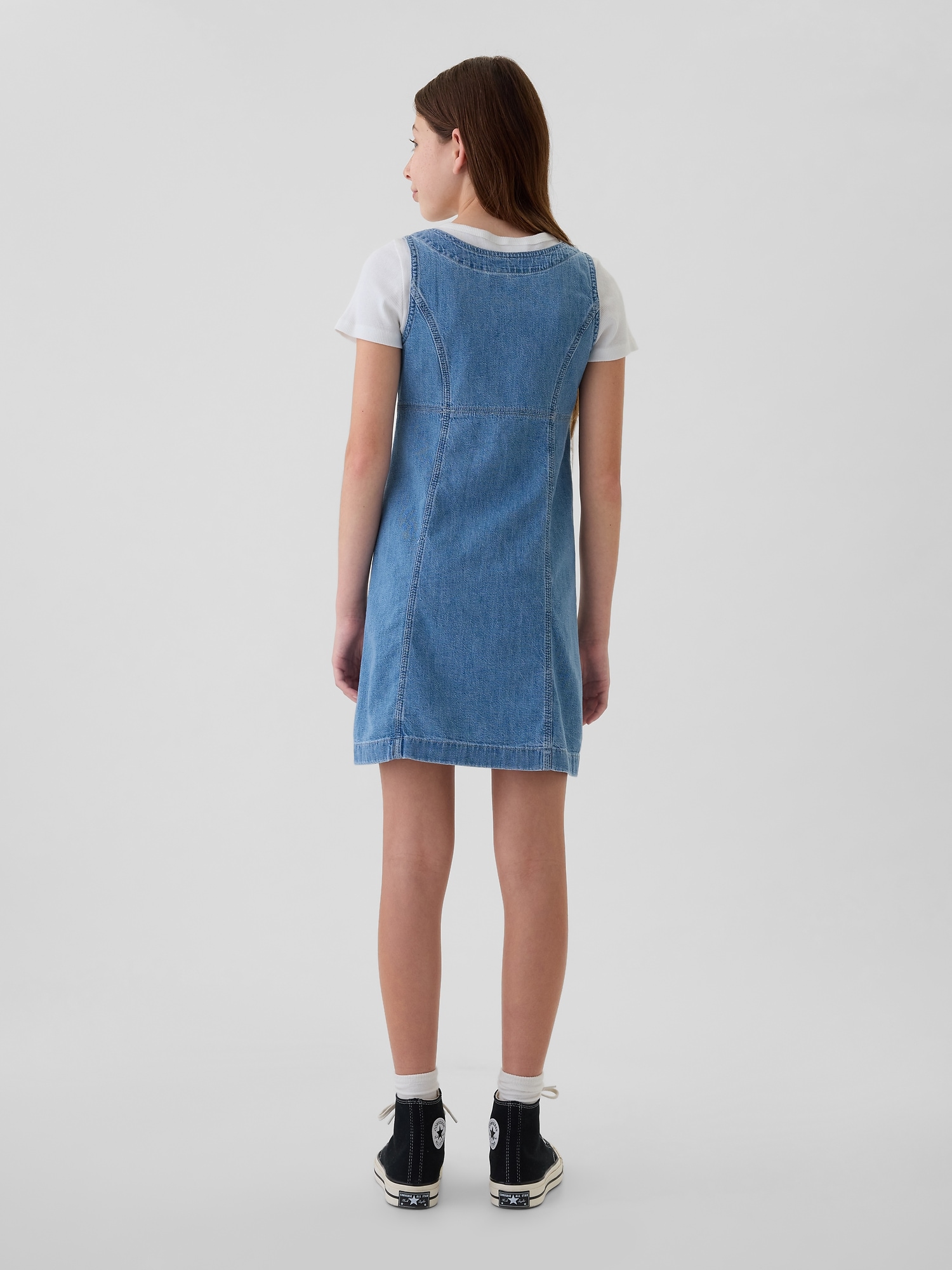 Kids Archive Button Denim Dress | Gap