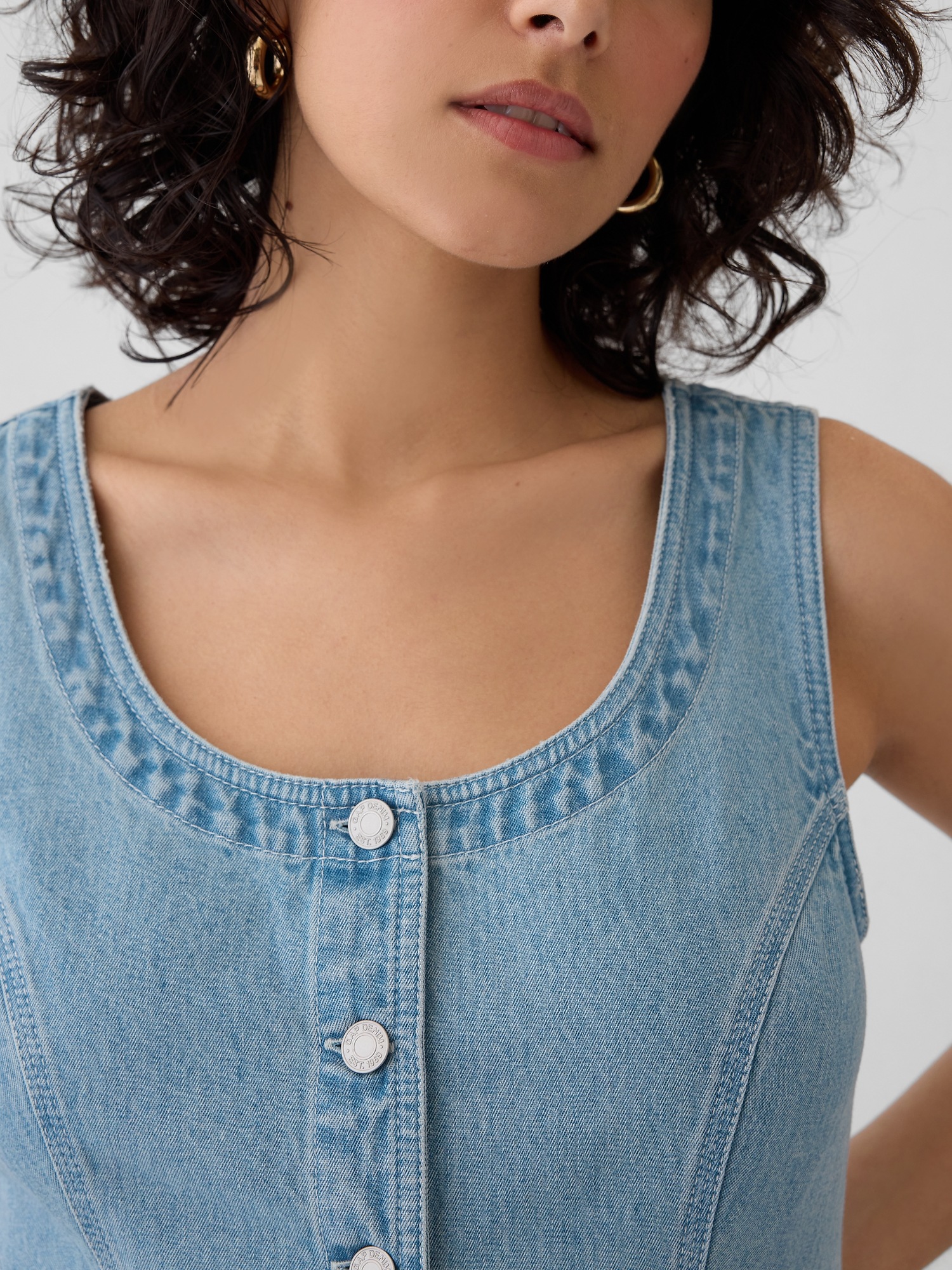 GapHeritage Denim Mini Dress | Gap