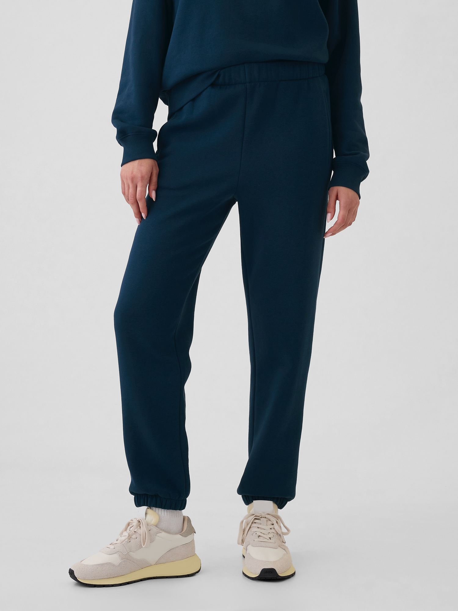 High Rise Boyfriend Joggers | Gap