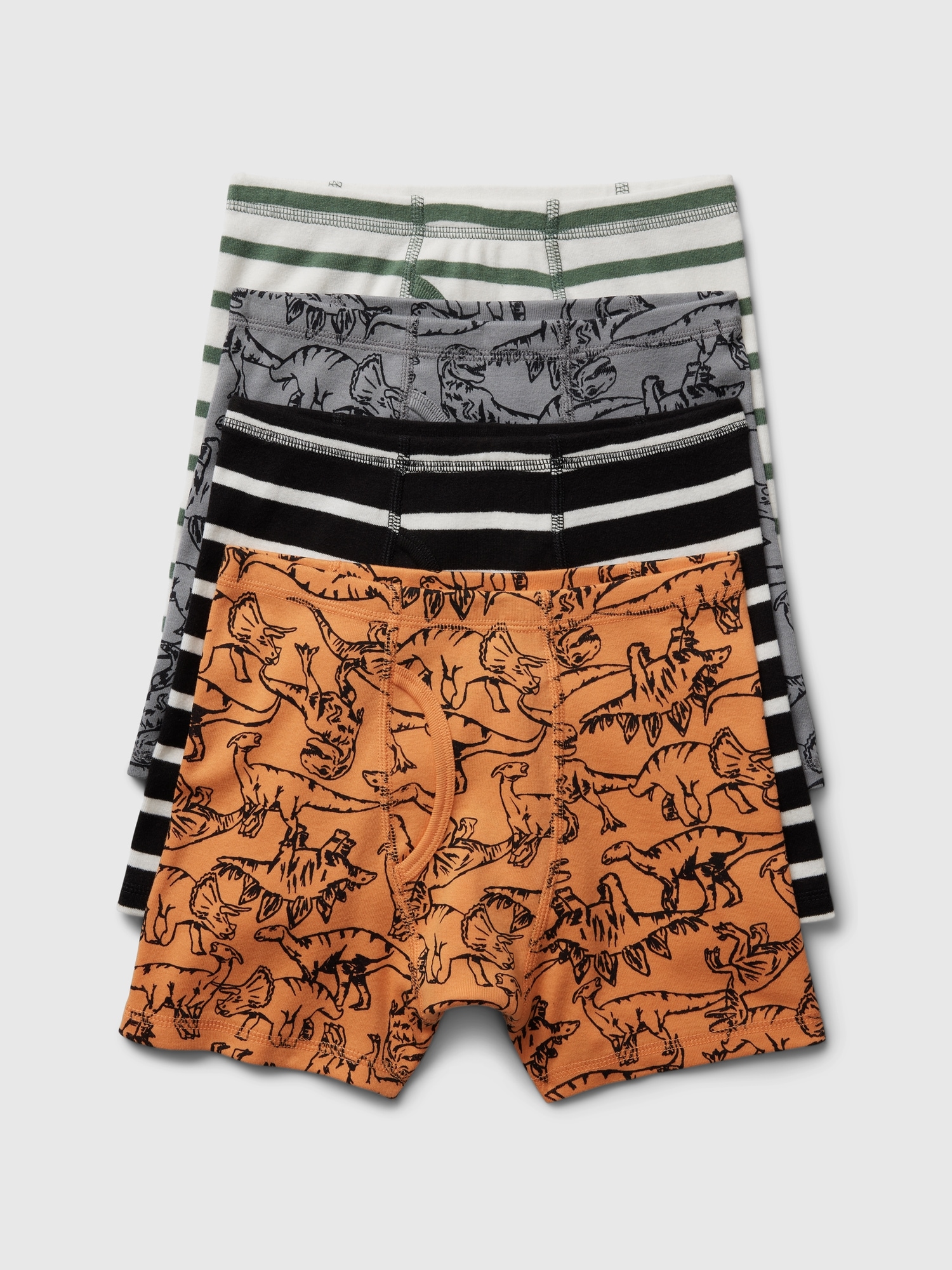 Kids Organic Cotton Boxer Briefs (4-Pack) | Gap