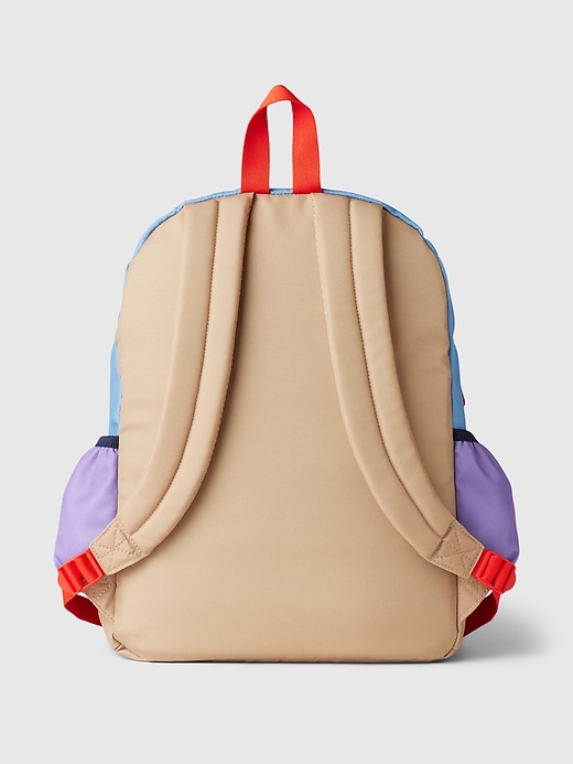 Kids Recycled Colorblock Logo Backpack | Gap