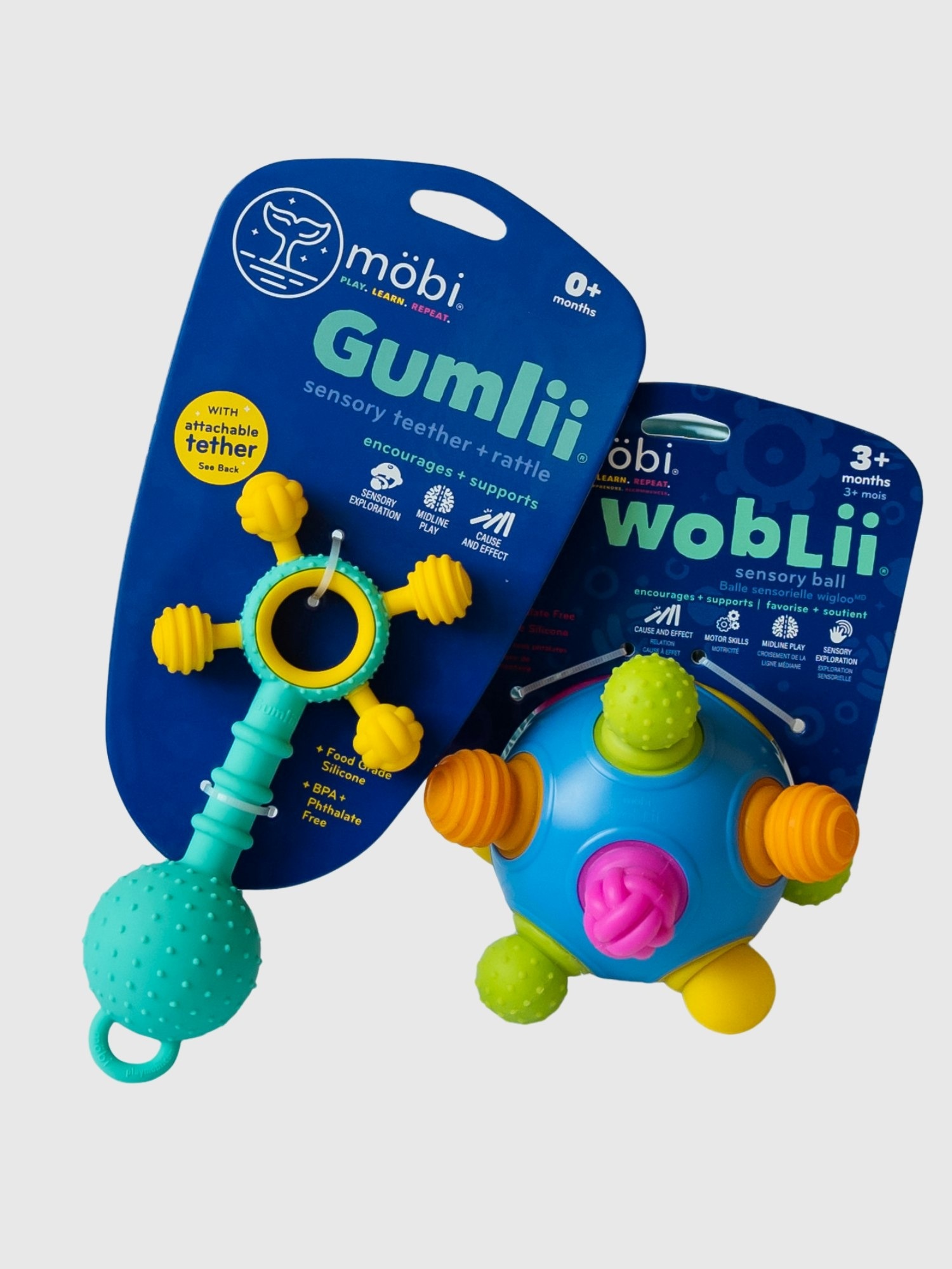 Mobi Woblii and Gumlii Sensory Baby Toys Bundle | Gap