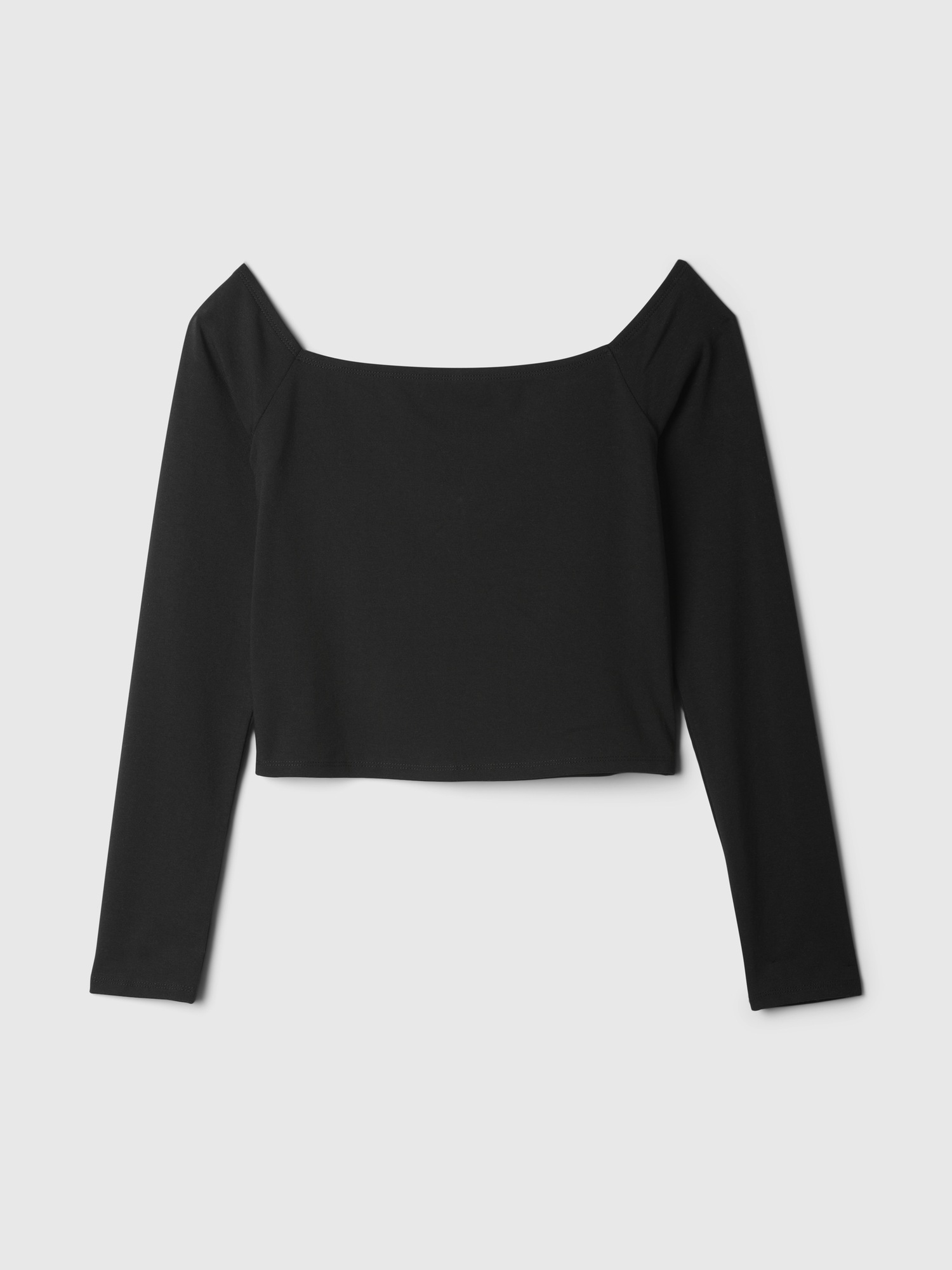 Modern Cropped Off-Shoulder T-Shirt | Gap