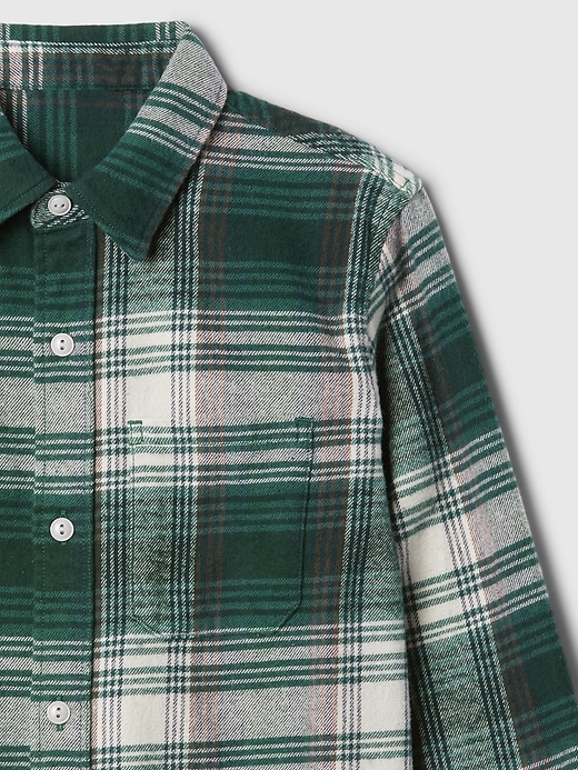 Kids Organic Cotton Flannel Shirt | Gap
