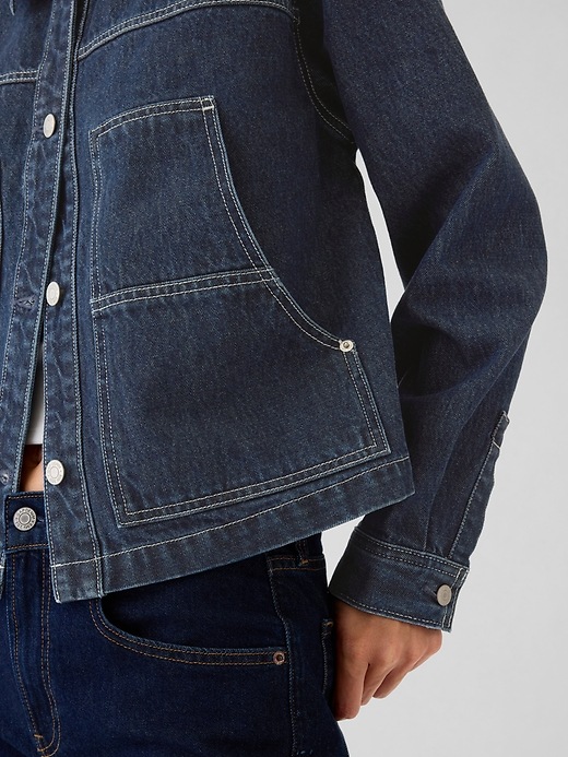 Cropped Denim Jacket | Gap
