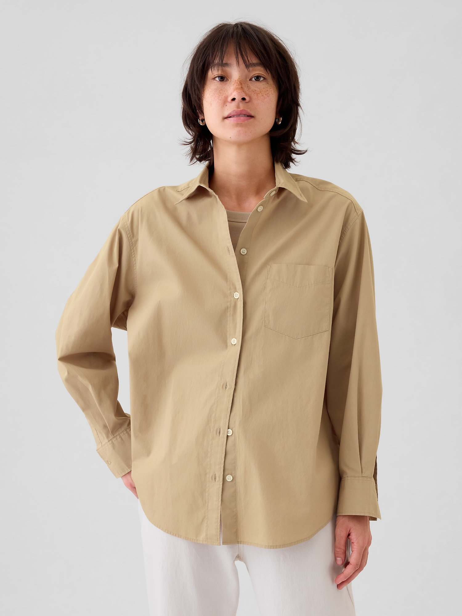 Organic Cotton Big Shirt | Gap