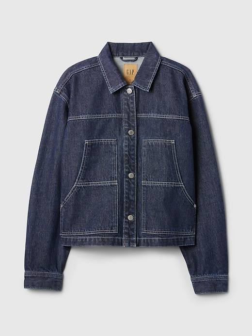 Cropped Denim Jacket | Gap