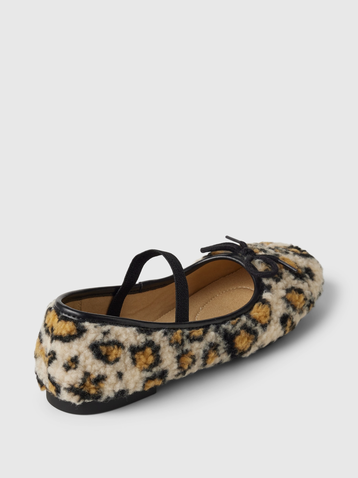 Kids Sherpa Leopard Ballet Flats | Gap