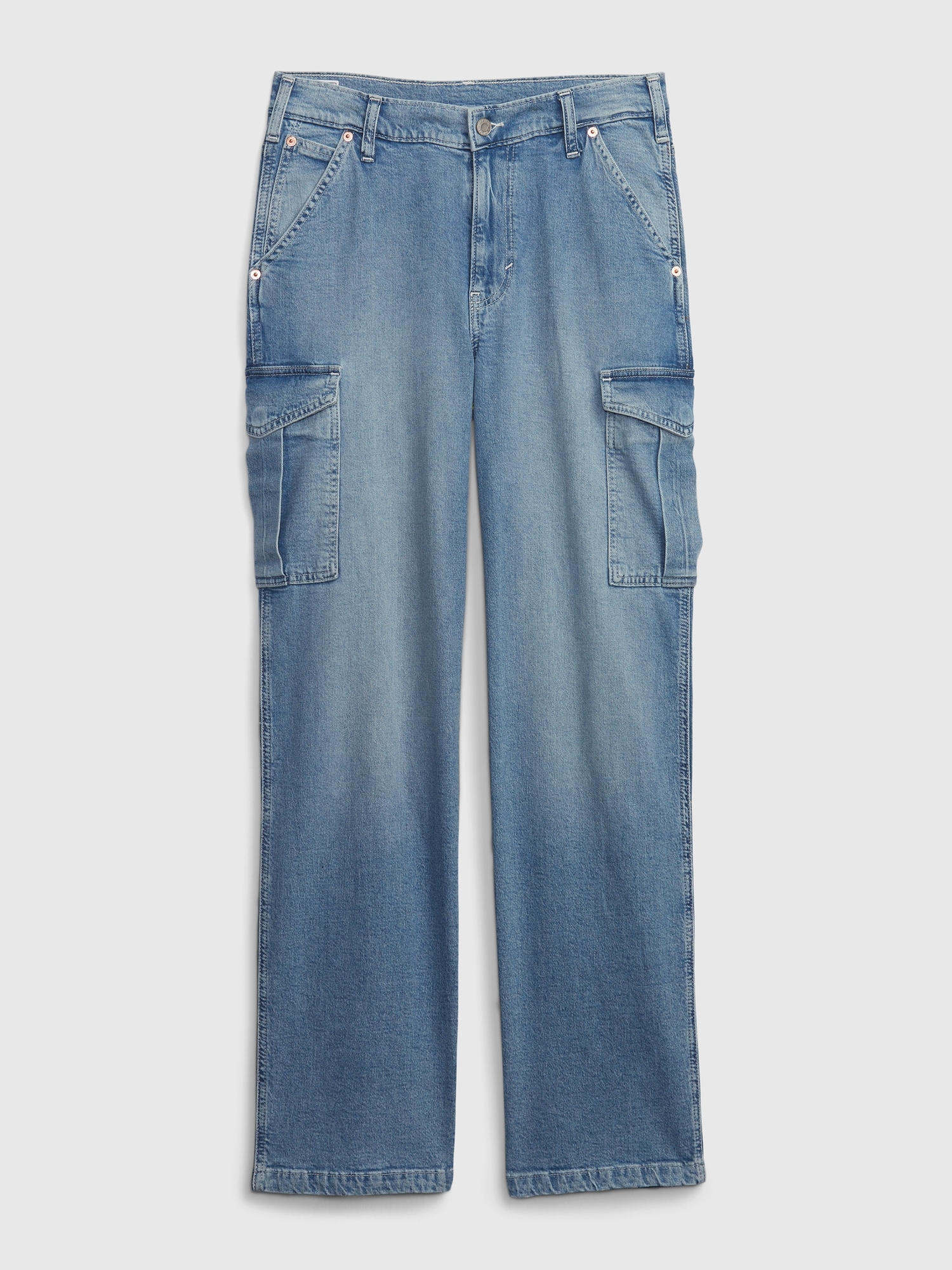 Mid Rise '90s Loose Cargo Jeans | Gap