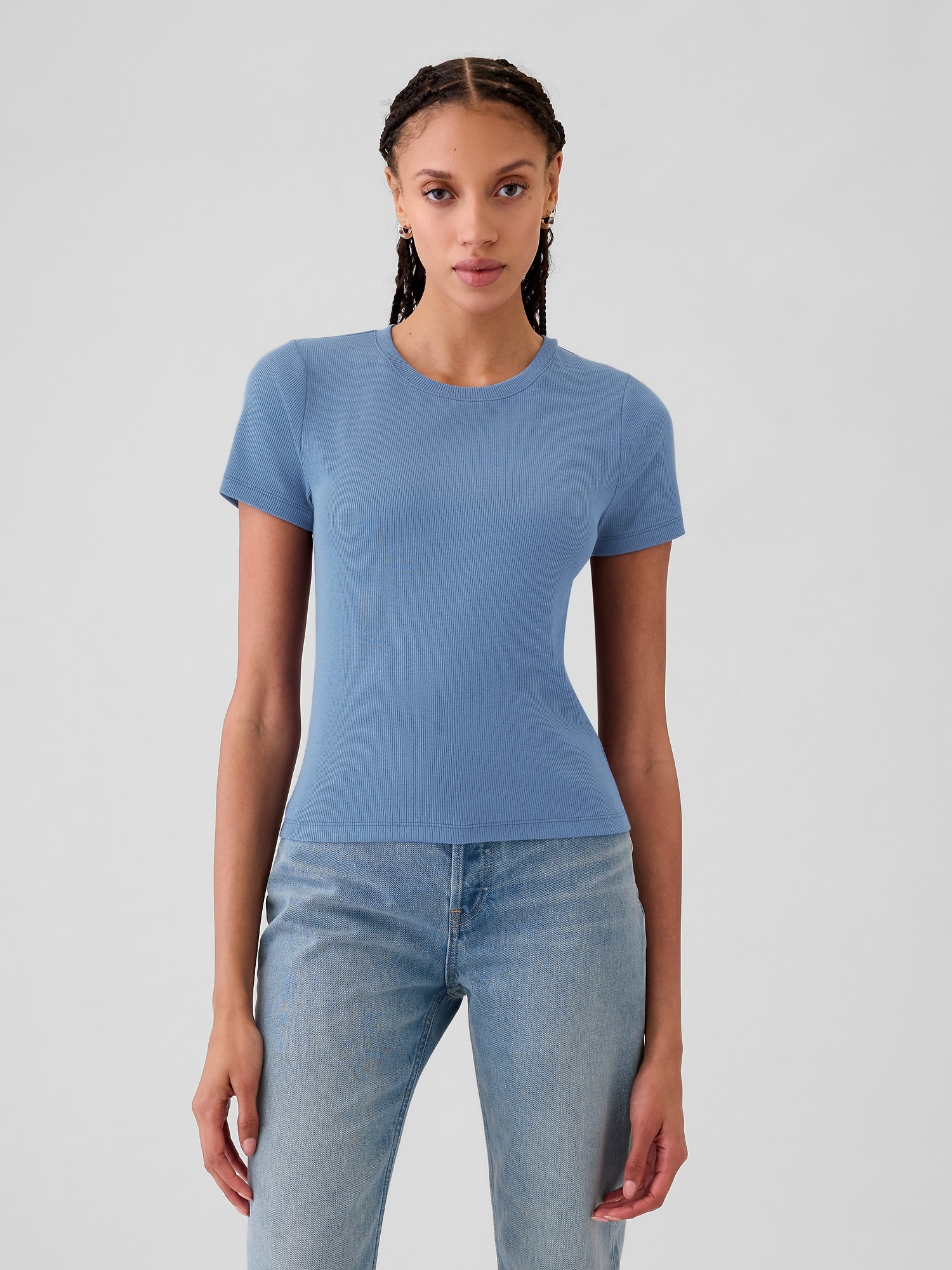 Modern Rib Crop T-Shirt | Gap