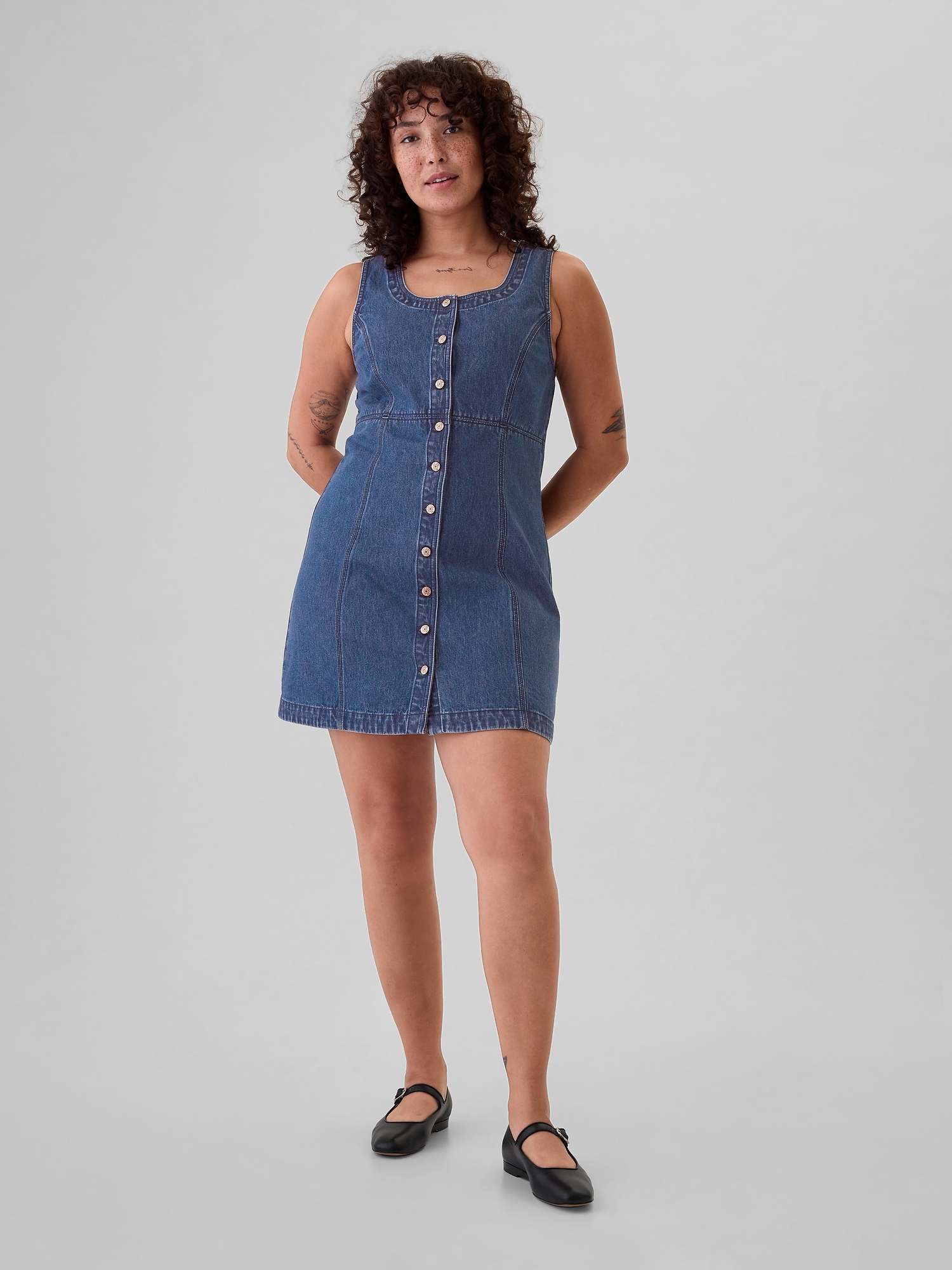 GapHeritage Denim Mini Dress Gap