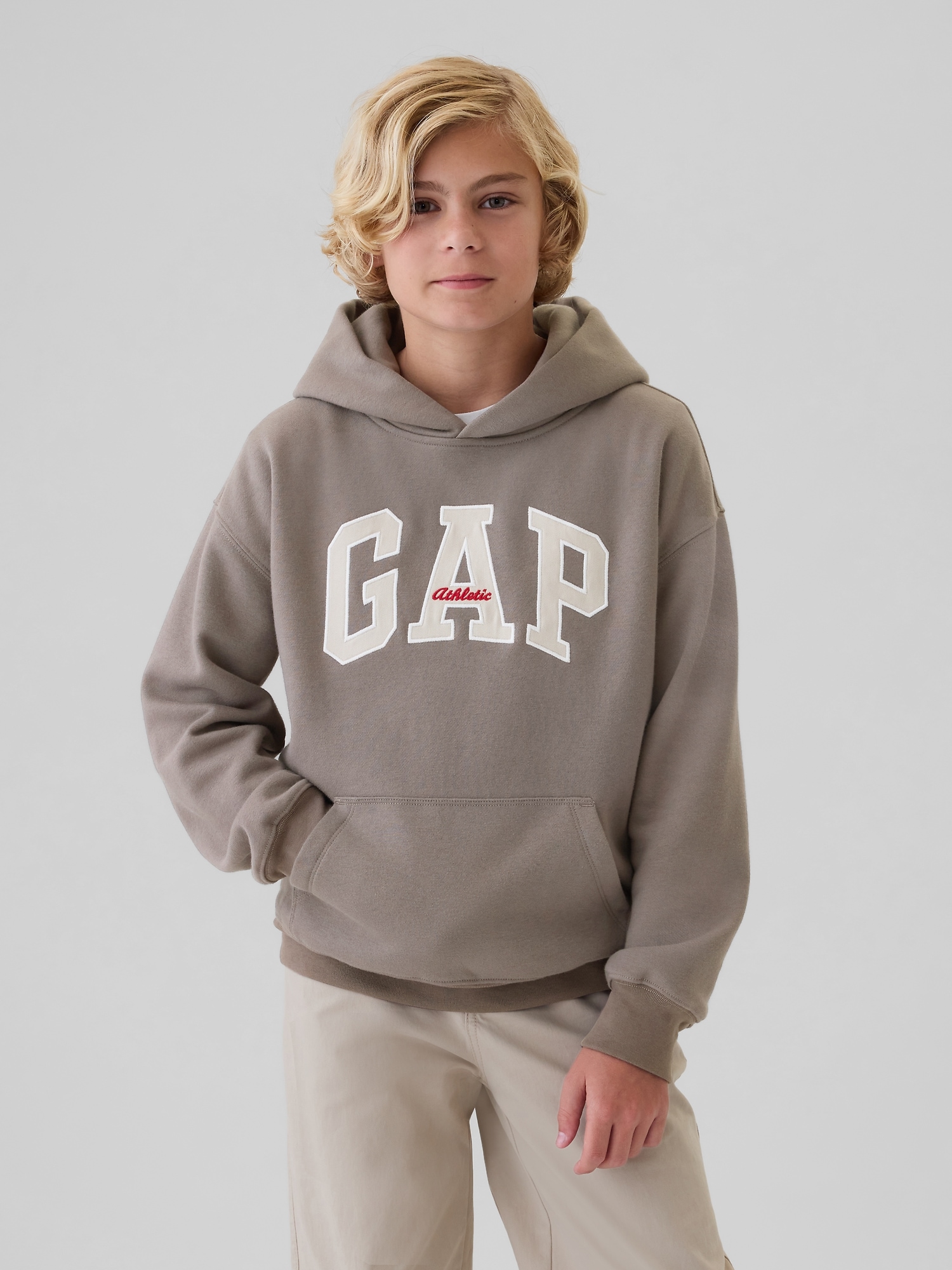 Kids Vintage Soft Athletic Logo Hoodie | Gap