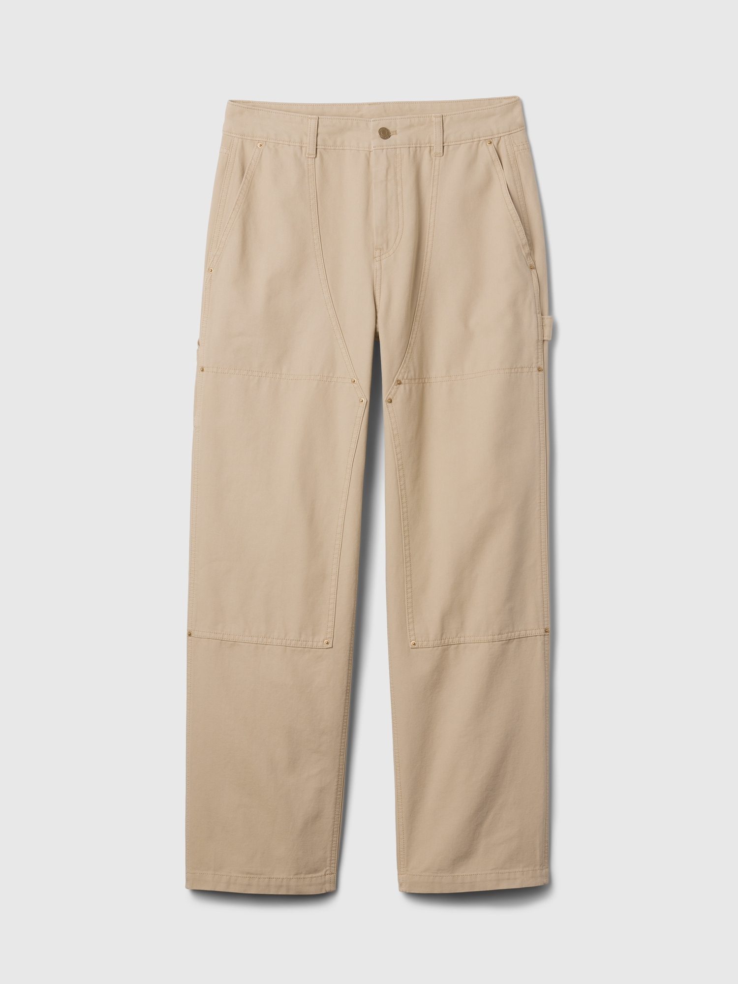 High Rise Double-Knee Carpenter Pants | Gap