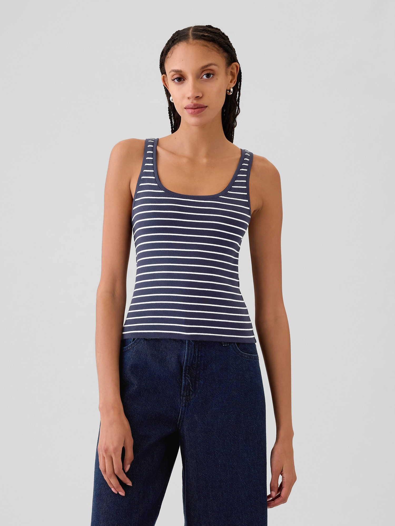 Modern Cropped Tank Top | Gap