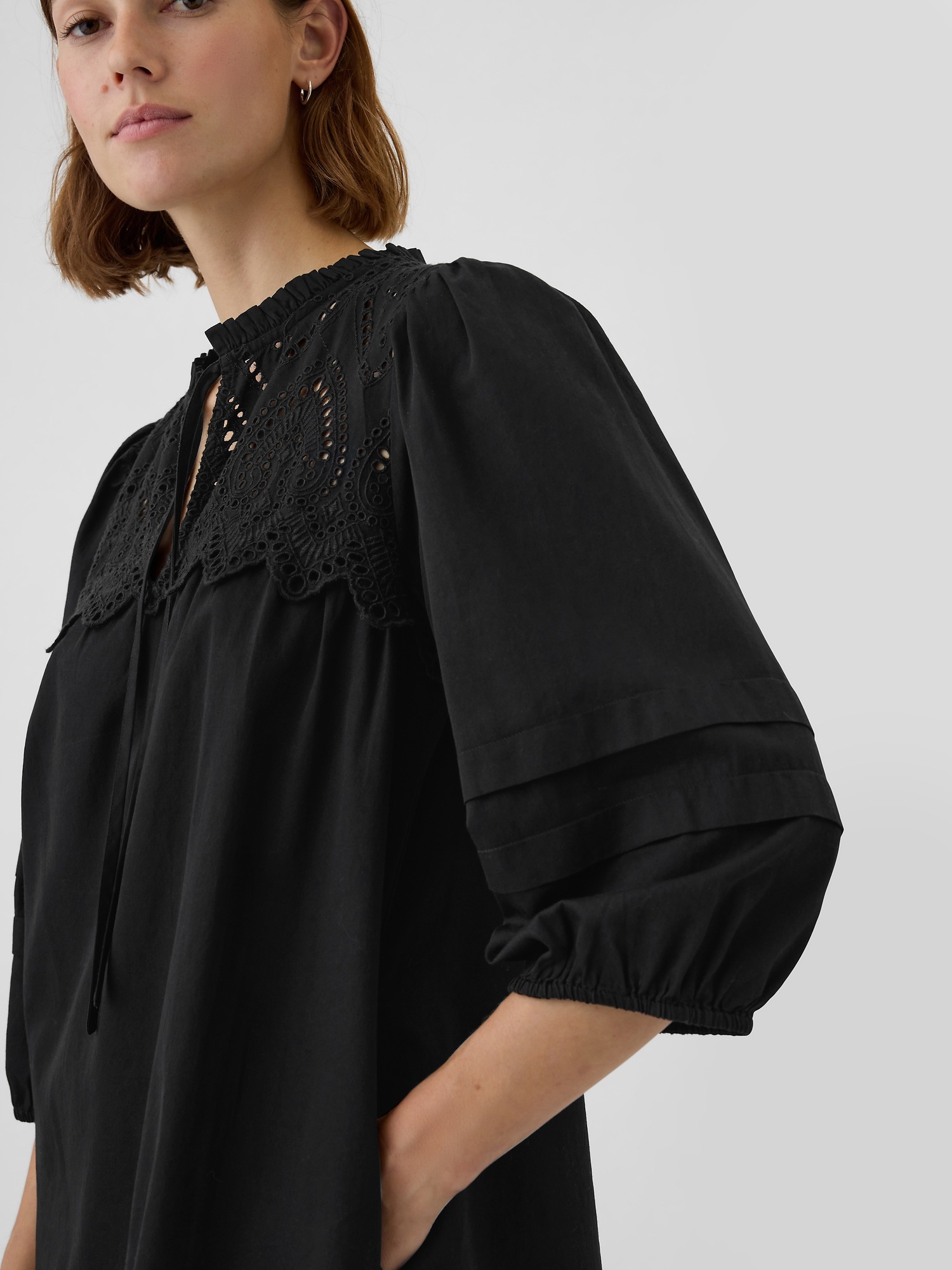 Eyelet Mini Dress | Gap