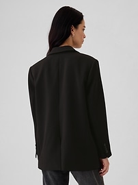 Brushed Twill Relaxed Blazer | Gap