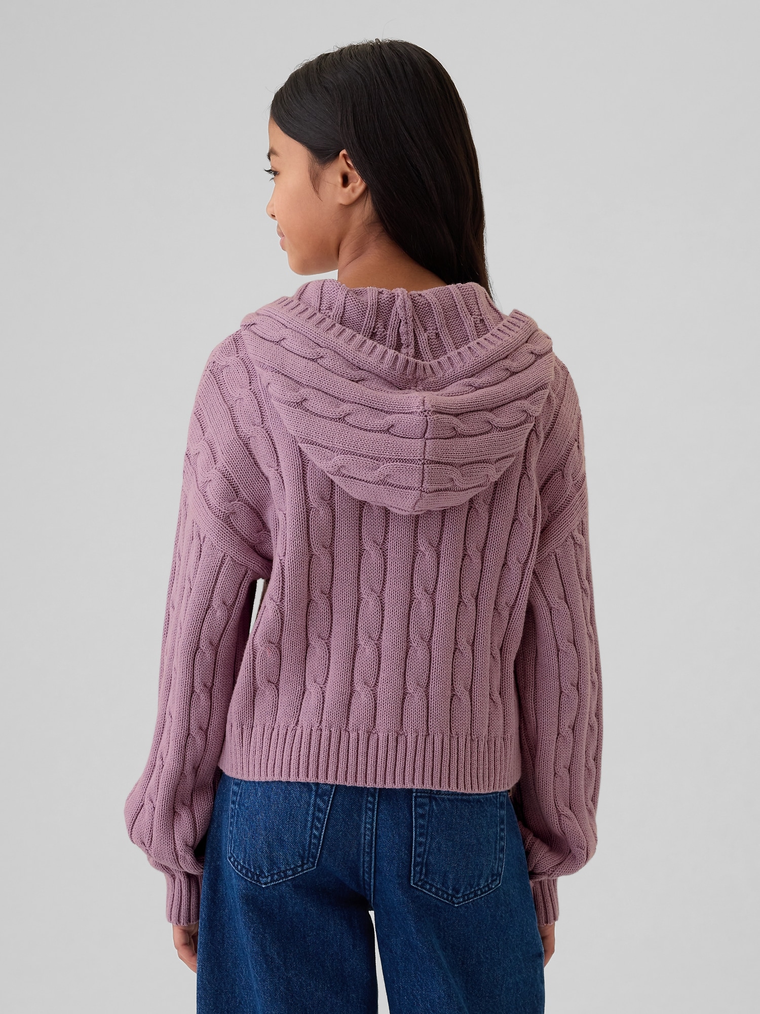 Kids Cable-Knit Cropped Sweater | Gap