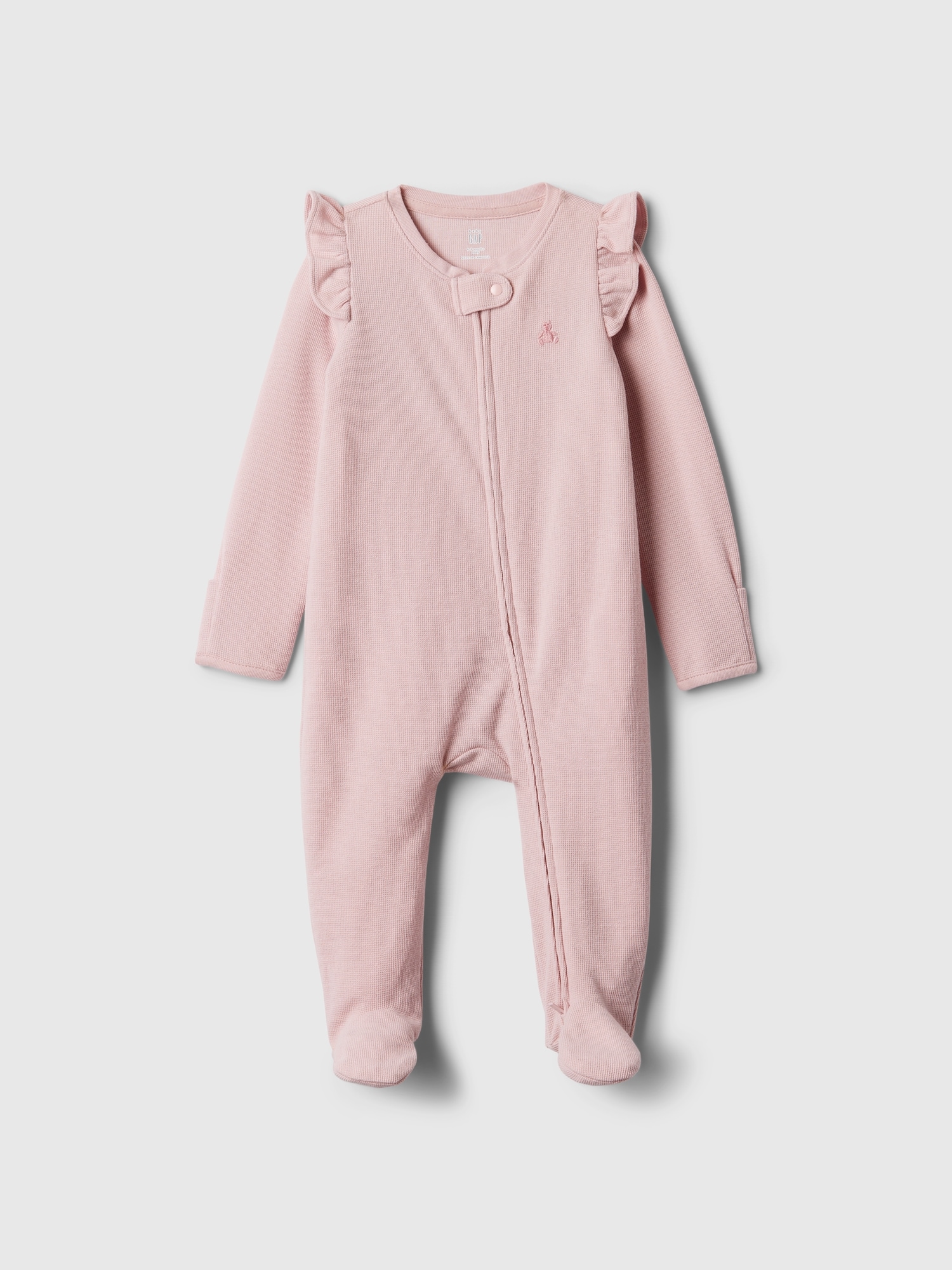 Baby First Favorites Waffle One-Piece | Gap
