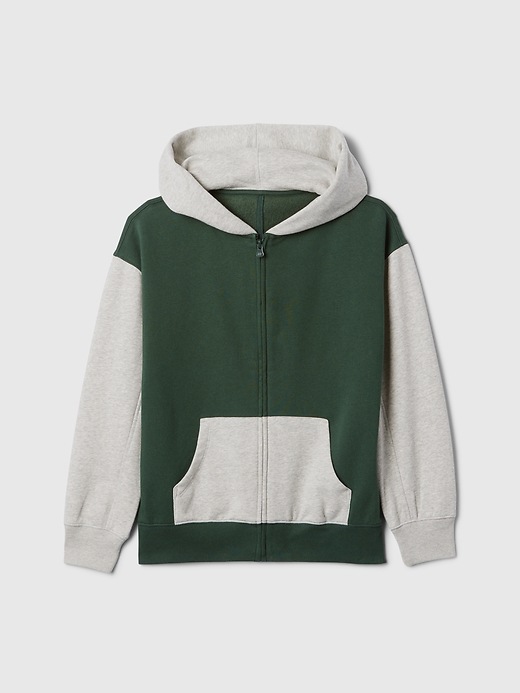 Kids Vintage Soft Colorblock Zip Hoodie | Gap