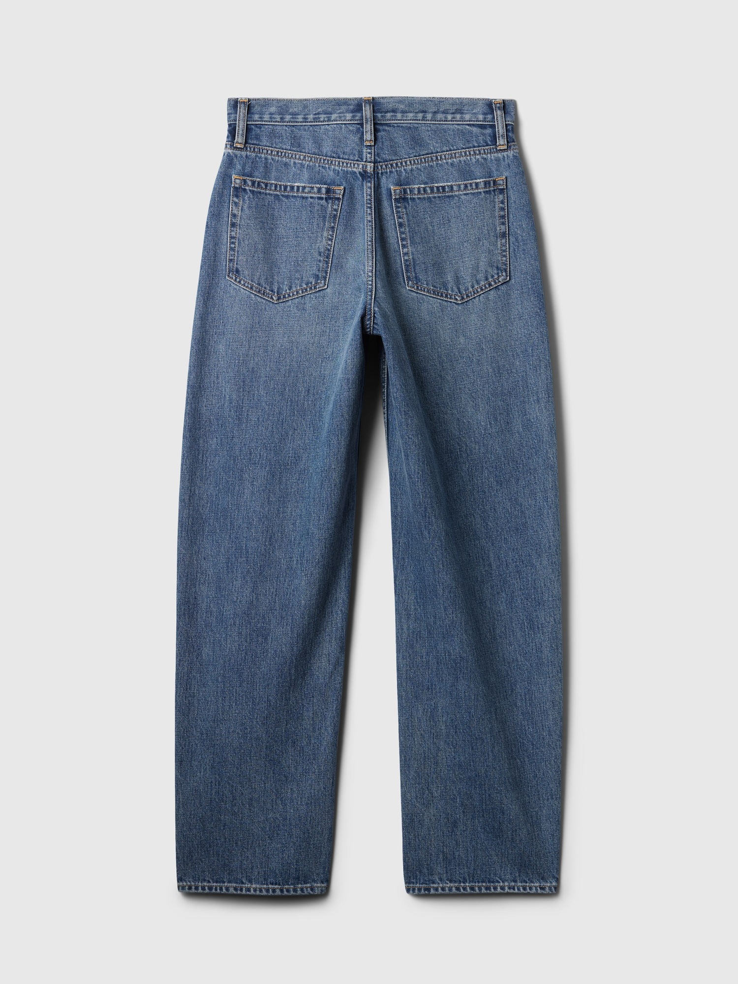 High Rise Barrel Jeans | Gap