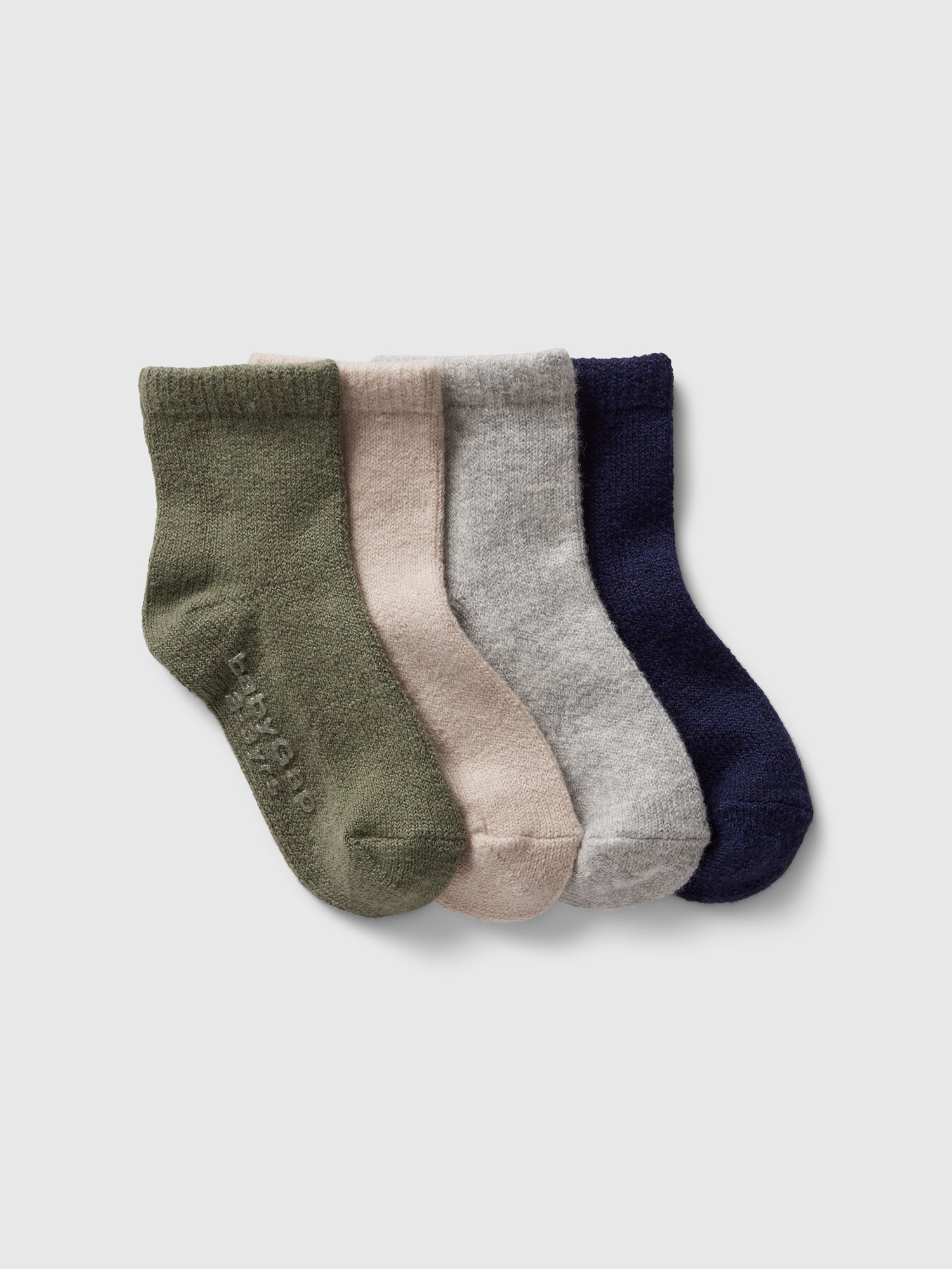 Baby & Toddler CashSoft Quarter Crew Socks (4-Pack) | Gap