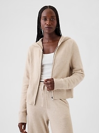 CashSoft Zip Sweater Hoodie | Gap