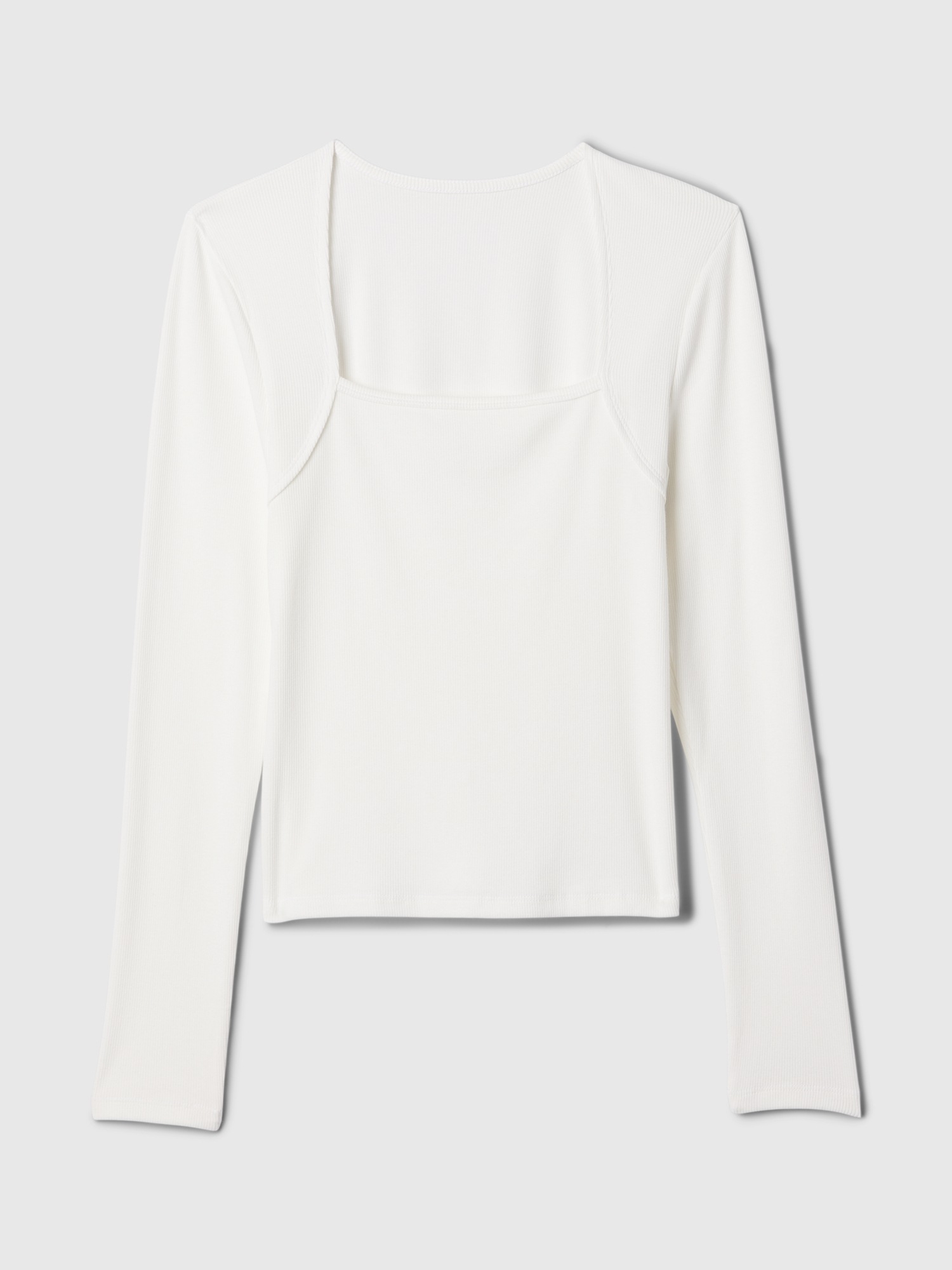 Modern Rib Square-Neck Top | Gap