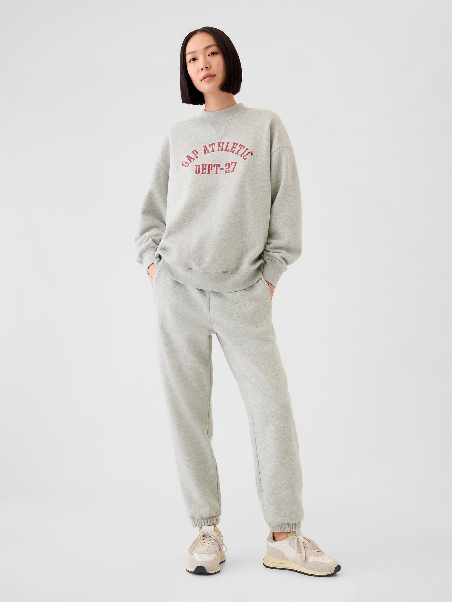 Gap Logo Mockneck Sweatshirt Gap