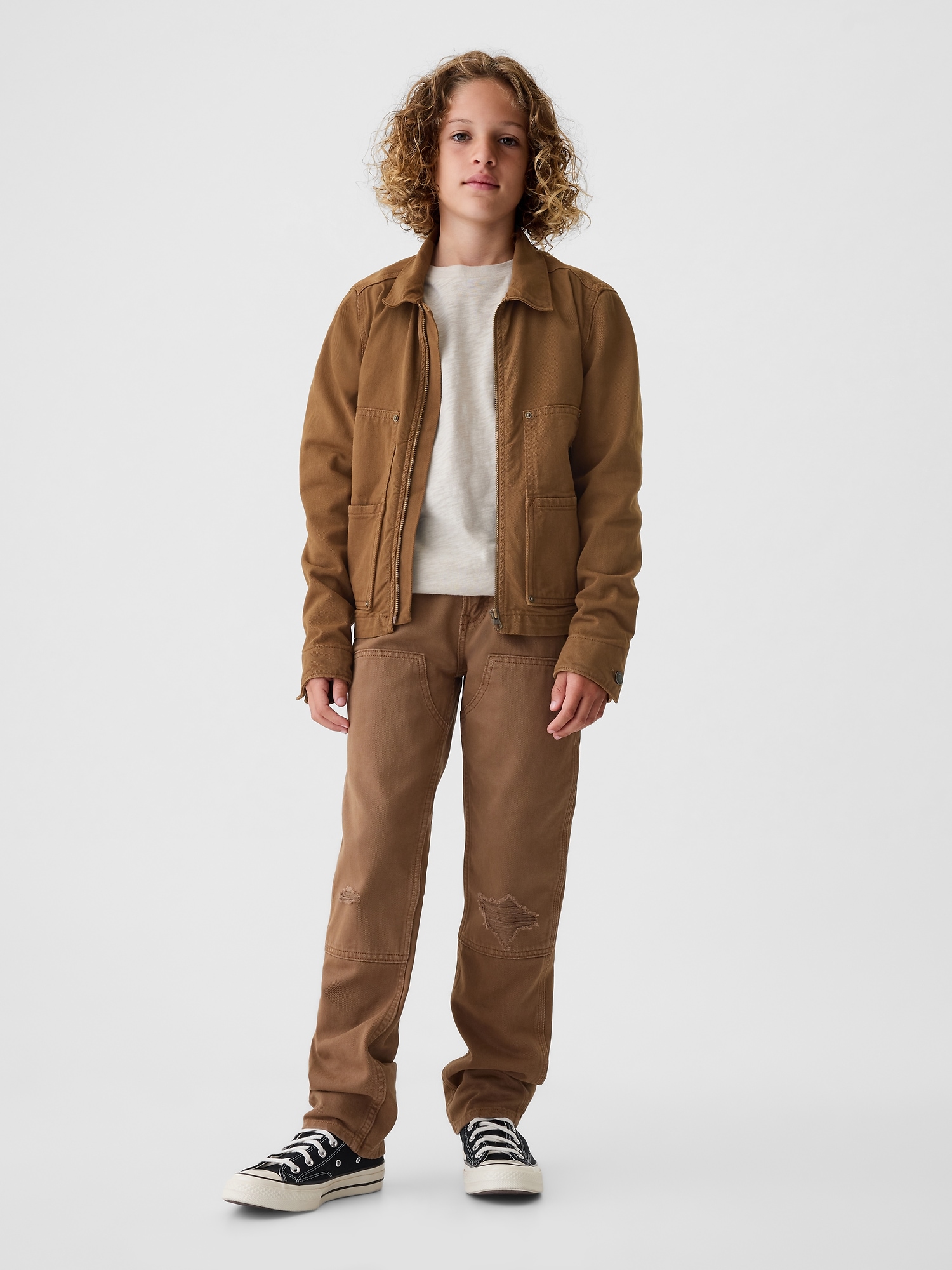 Kids Denim Carpenter Jacket | Gap