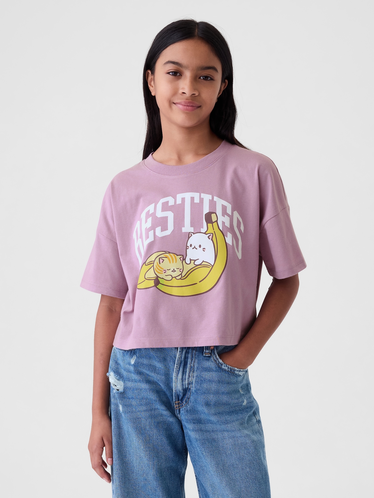 Kids Boxy Graphic T-Shirt | Gap