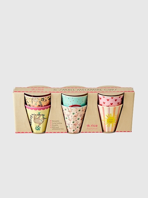 Melamine Small Assorted Kids Cups 6 Pack | Gap