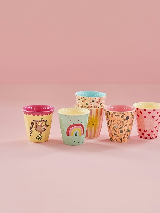 Melamine Small Assorted Kids Cups 6 Pack | Gap