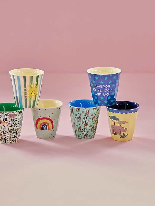 Melamine Small Assorted Kids Cups 6 Pack | Gap