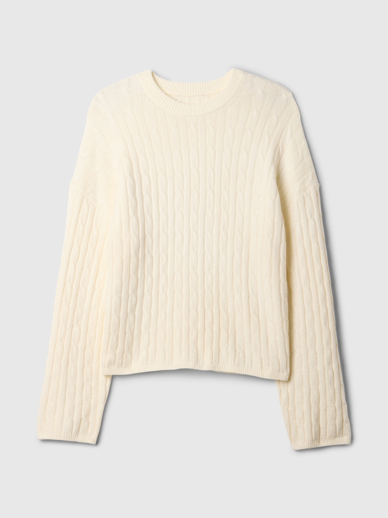 CashSoft Cable Knit Sweater Gap