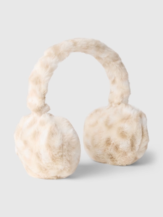 Kids Fuzzy Leopard Earmuffs | Gap