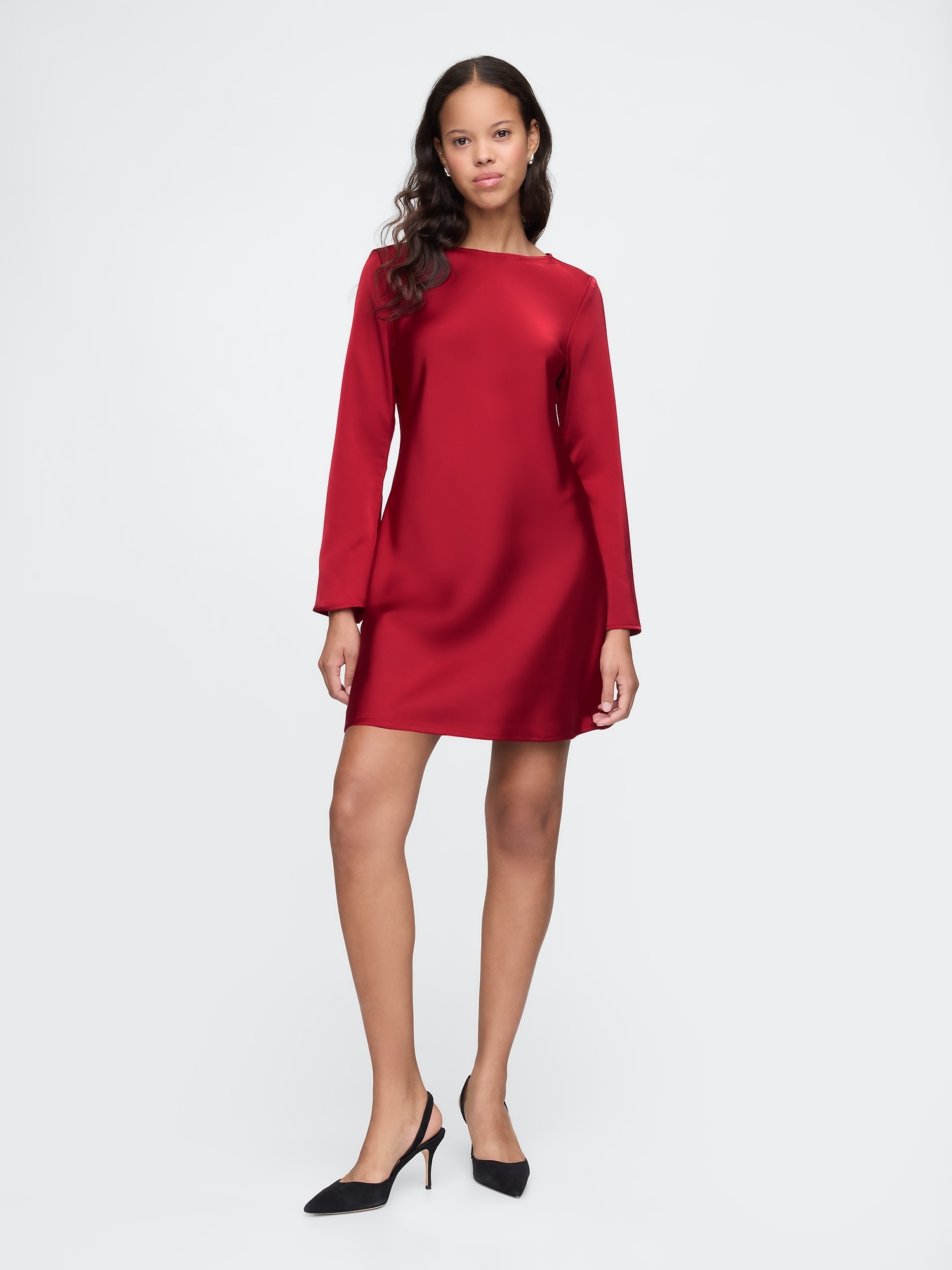 Recycled Satin Mini Dress | Gap