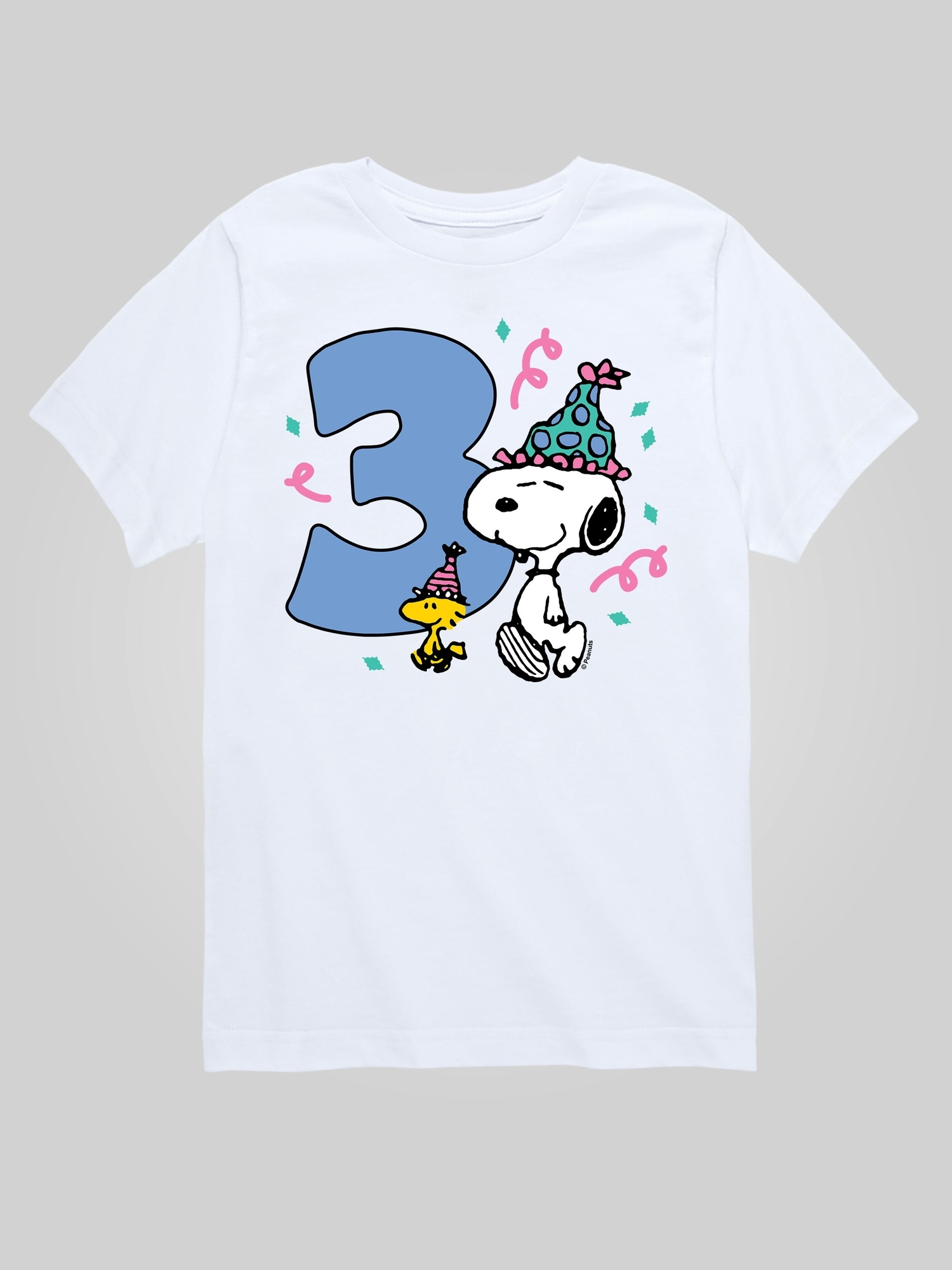 Toddler Peanuts 3rd Birthday Short Sleeve Graphic Tee | Gap